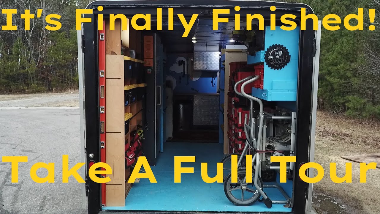 Tool Trailer Build Episode 5 - Full Tour! - YouTube
