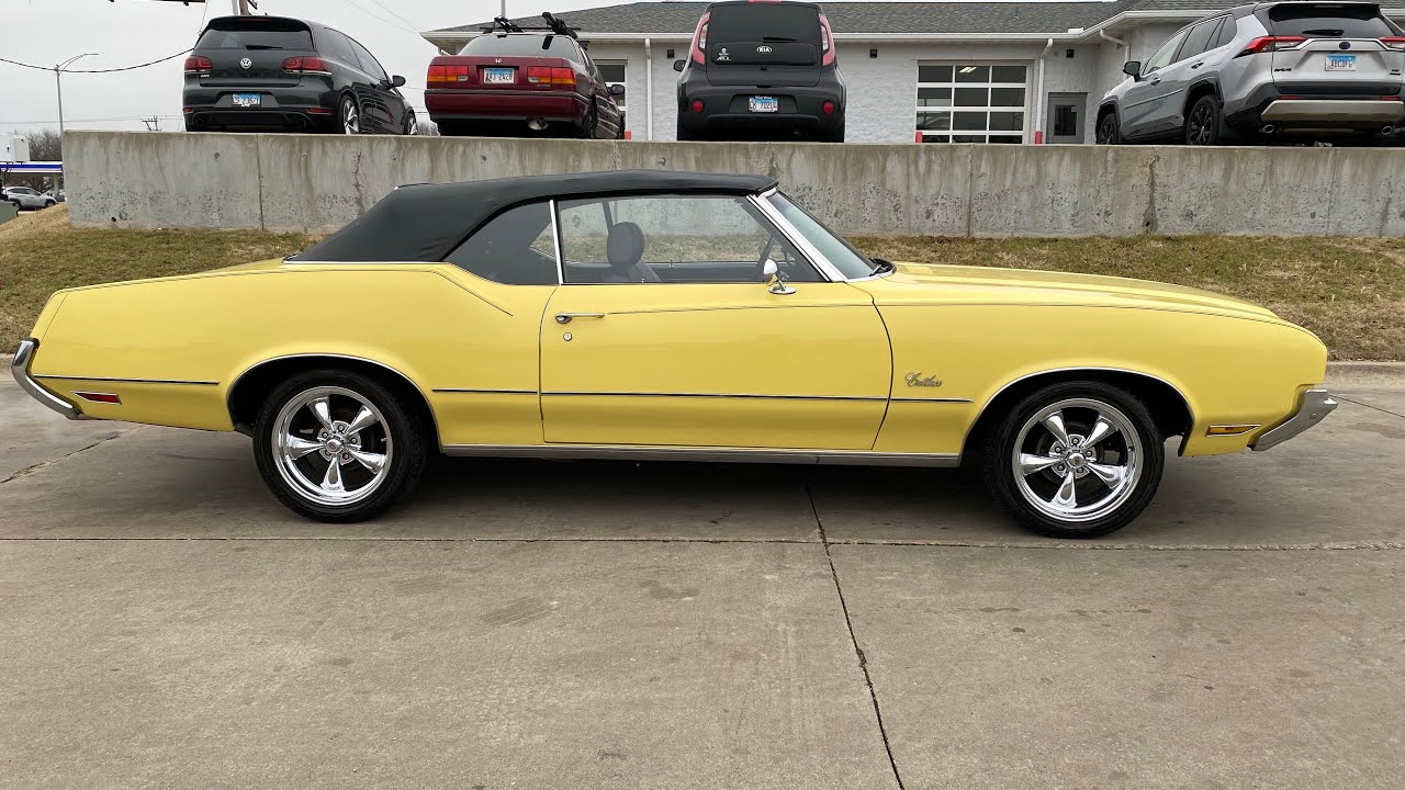 New purchase. 72 Cutlass Supreme Convertible - YouTube