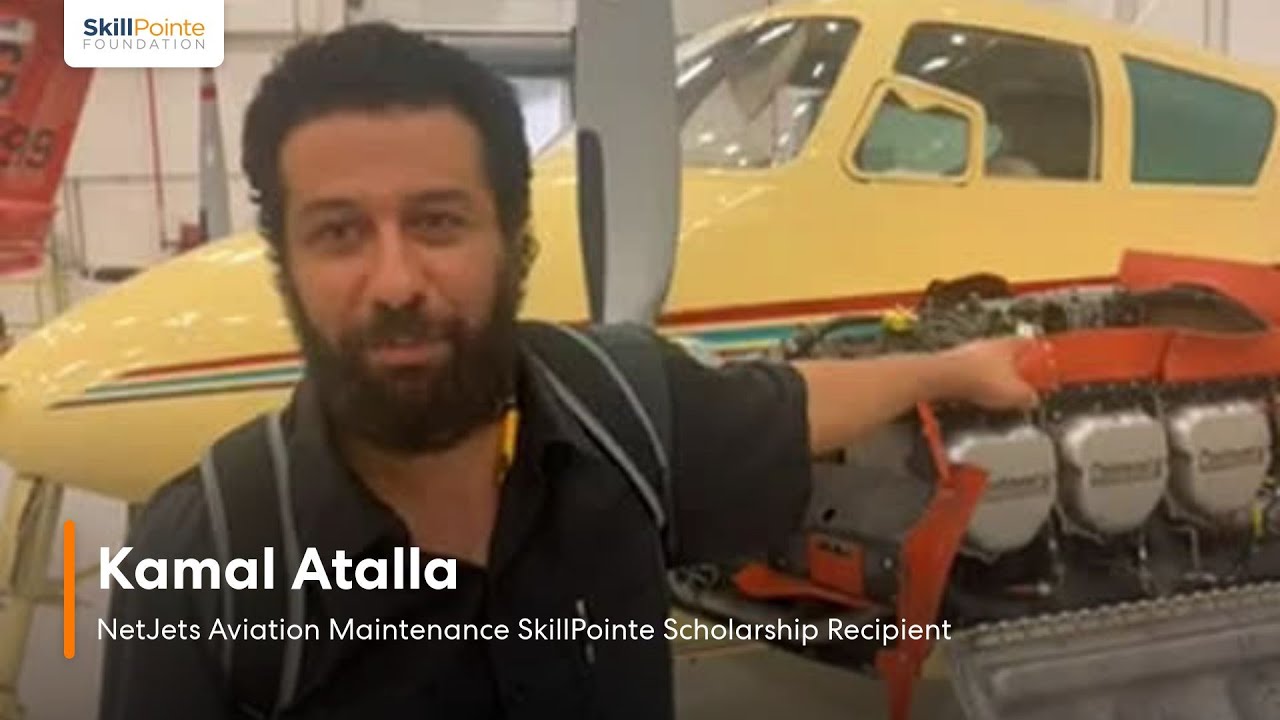 Kamal Atalla NetJets SkillPointe Foundation Scholar Winner - YouTube