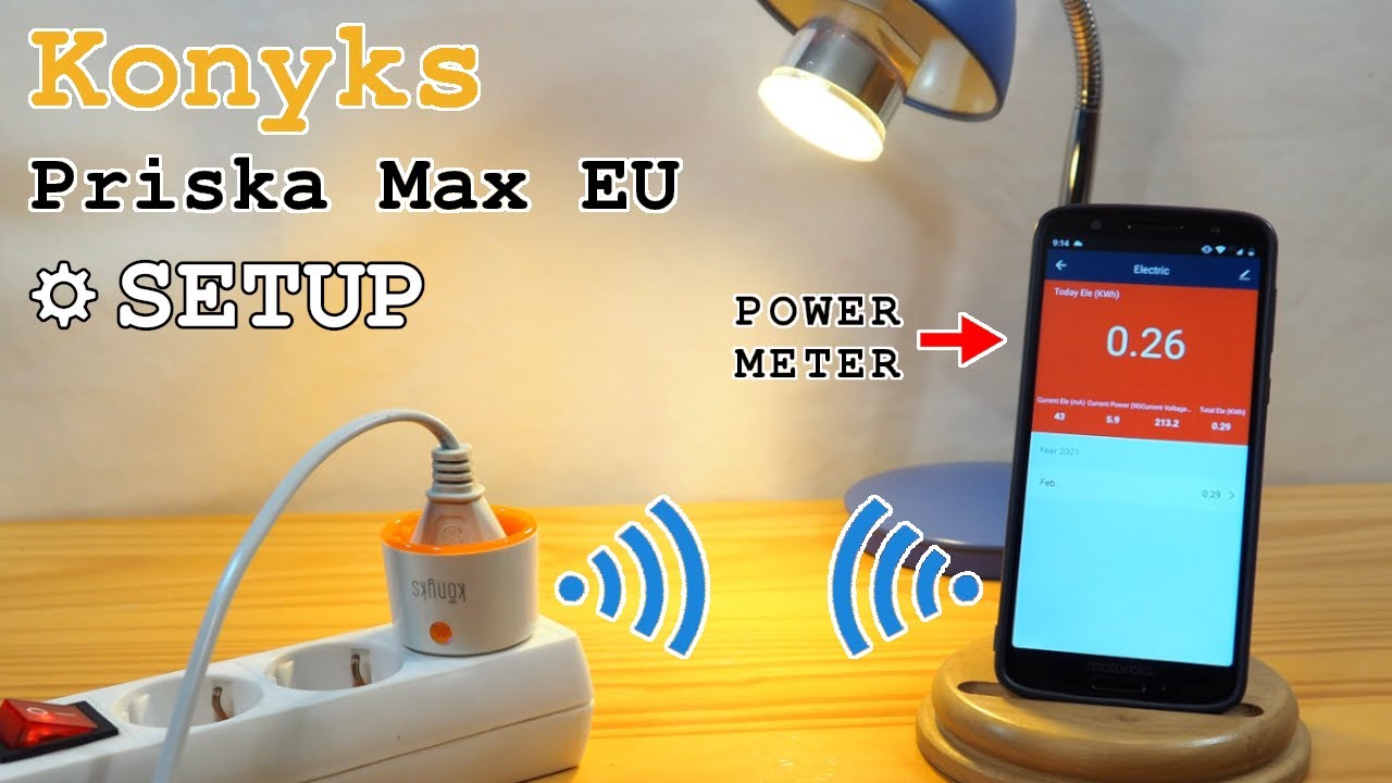 Konyks Priska Max EU Smart Socket • Unboxing, setup and test - YouTube