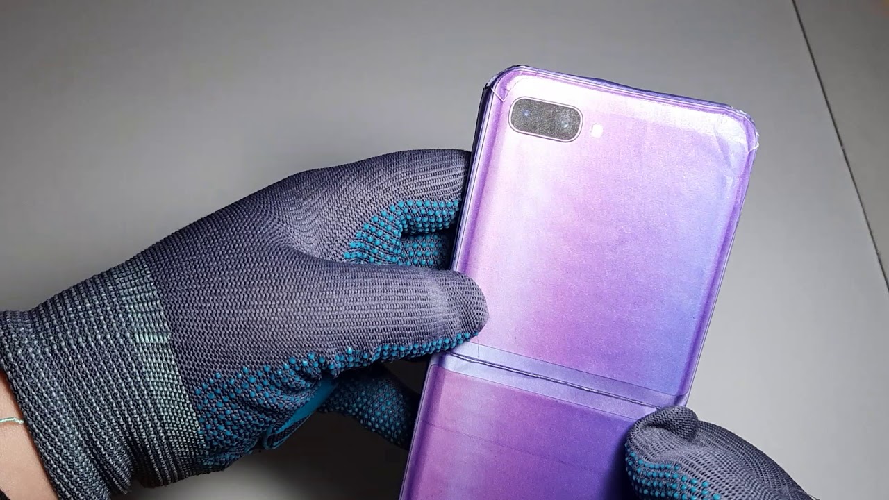 갤럭시 Z Flip 종이모형 / Galaxy Z Flip papercraft - YouTube