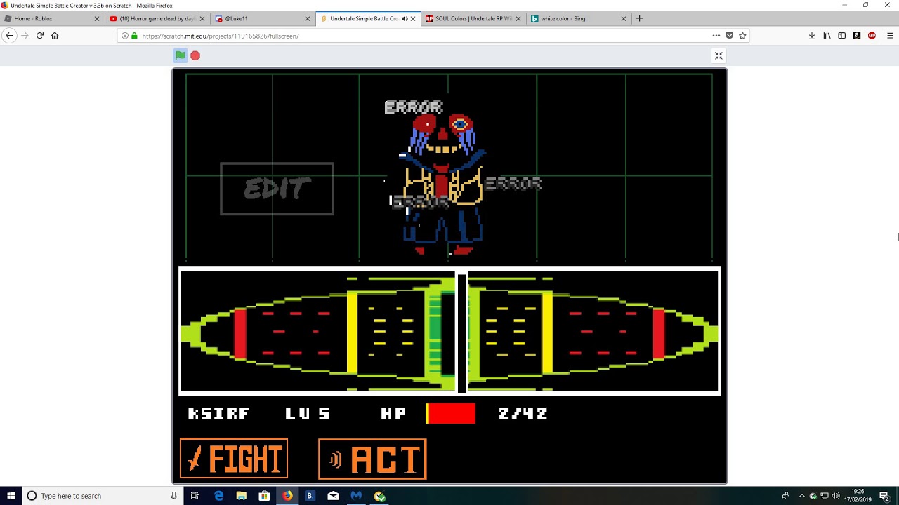 custom undertale battle - YouTube