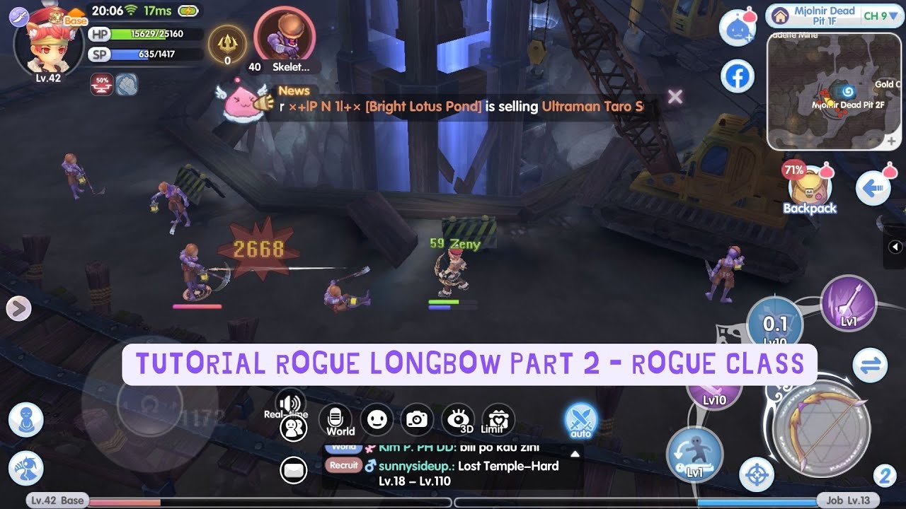 [ROX] TUTORIAL ROGUE LONGBOW PART 2 [INDONESIAN DUB.] - YouTube