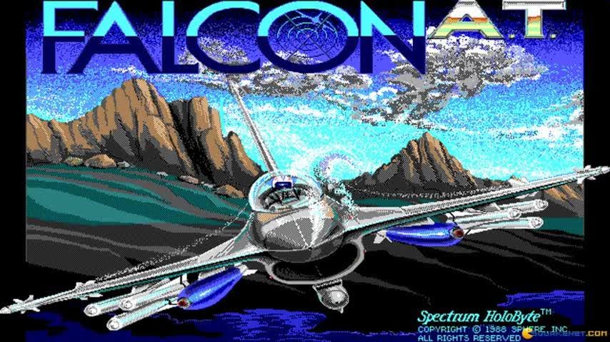 Falcon A.T. gameplay (PC Game, 1988) - YouTube
