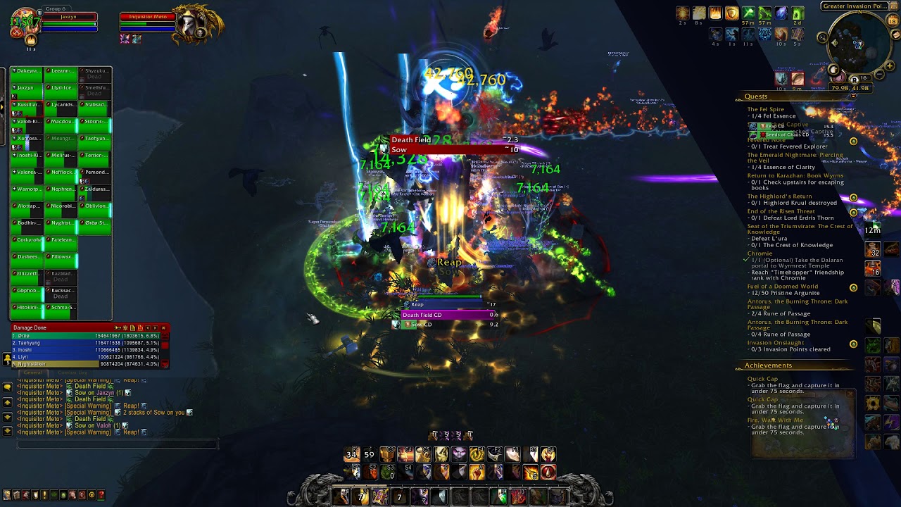 WoW Legion - Inquisitor Meto Greater Invasion Point - YouTube