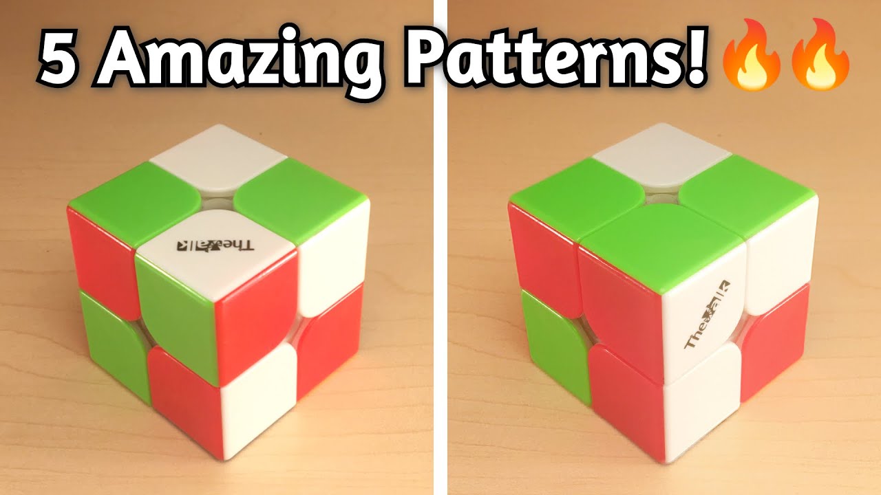 5 Cool and Easy 2x2 Patterns 🔥🔥 - YouTube