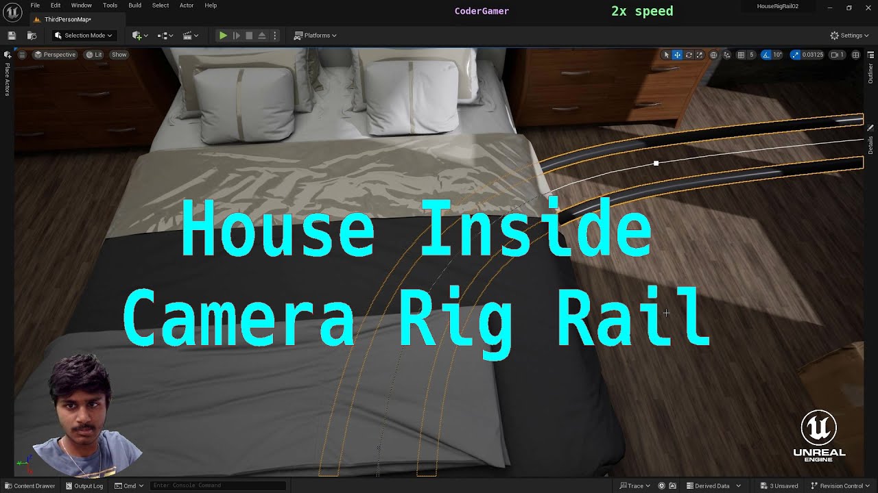 UE5 House Inside Camera Rig Rail 20240203 - YouTube