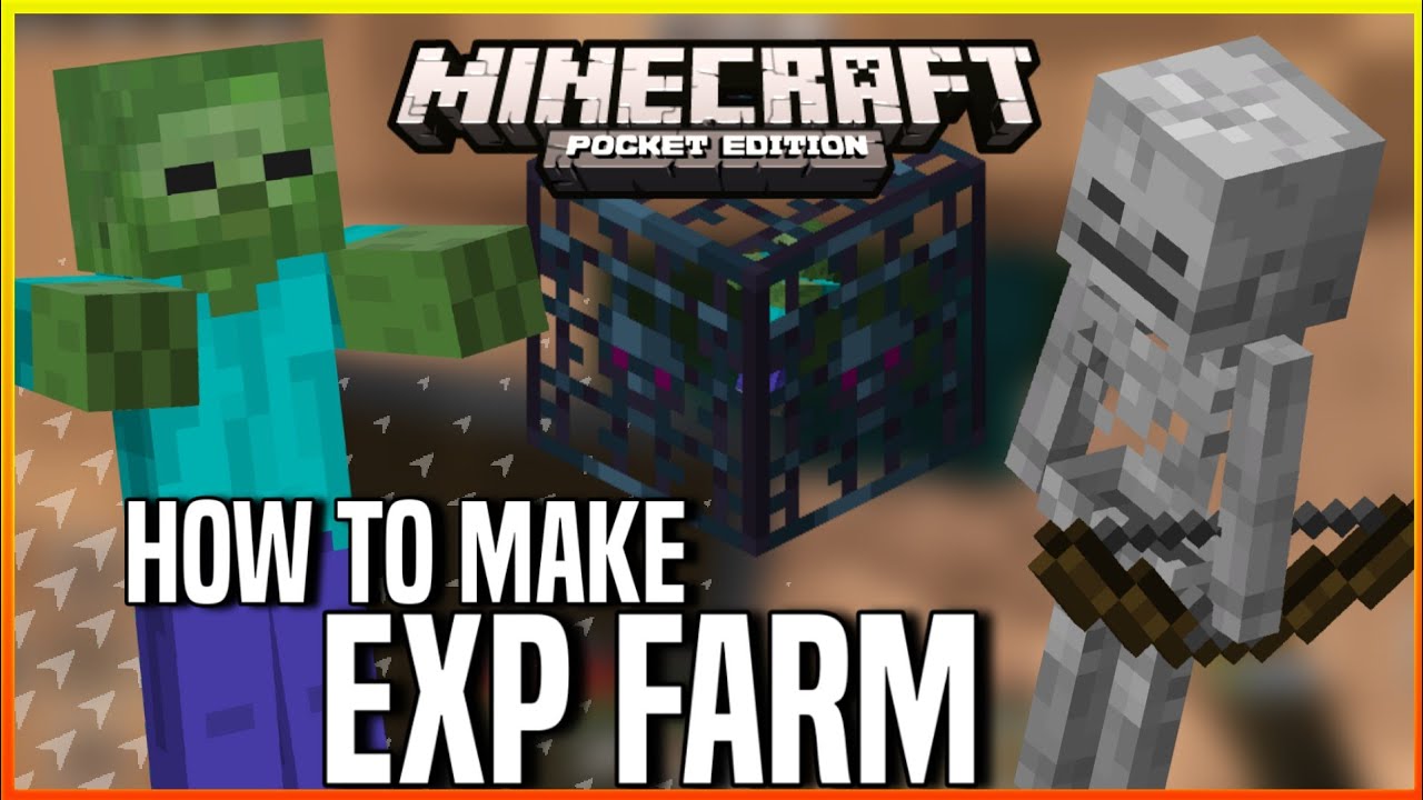 EASY Zombie & Skeleton XP Farm Tutorial - Minecraft 1.16 2021 - YouTube