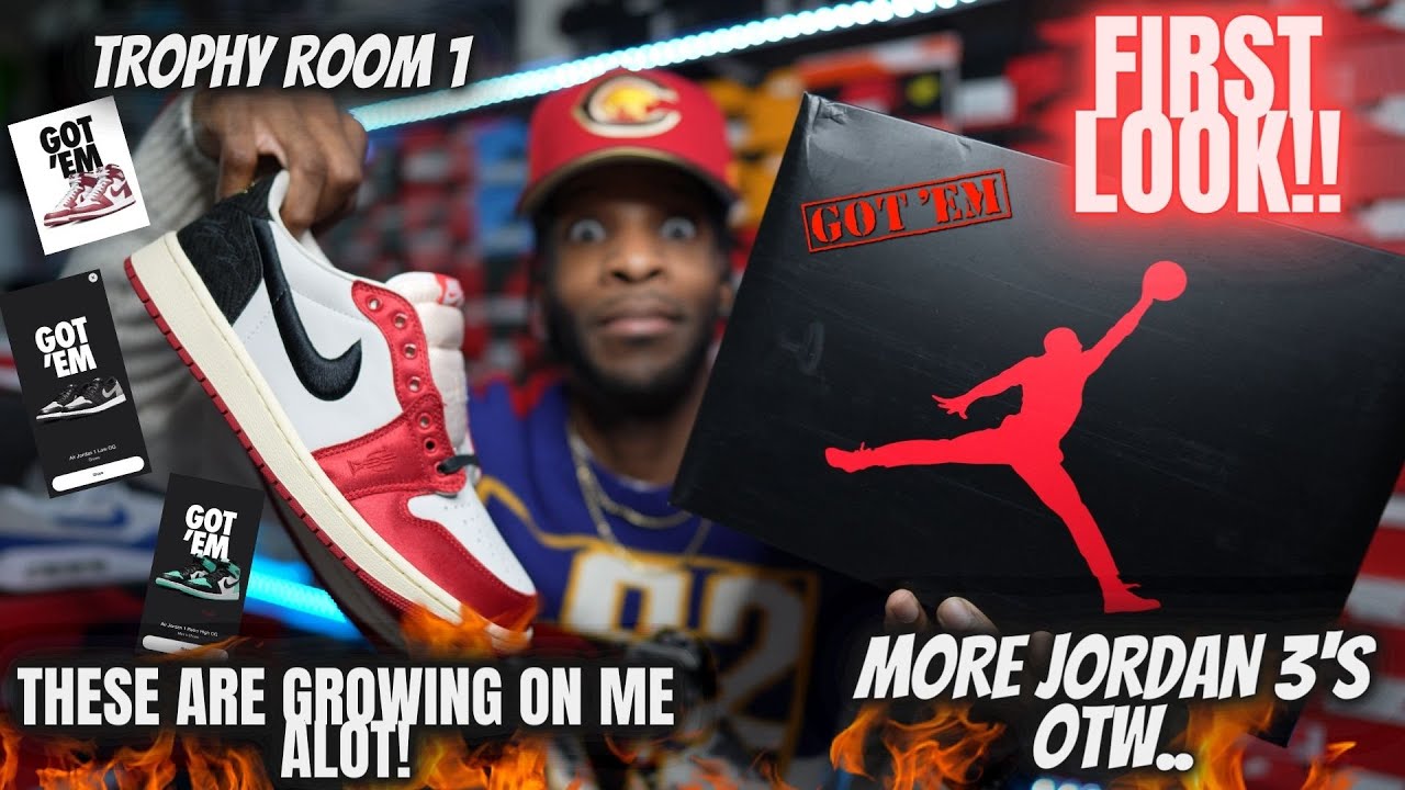 2024 JORDAN 3 FIRST LOOK SHOCK DROP EARLY SNEAKERS & HOW THE TROPHY ...