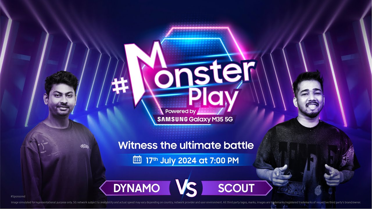 🔴Dynamo Vs Scout TDM Battle | Witness The Ultimate Gaming Face-Off At The Monster Play - YouTube