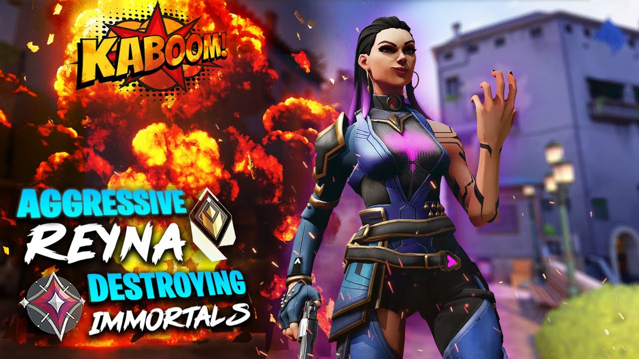 WHEN AGGRESSIVE REYNA Goes 1 VS 5!! | Radiant Reyna Valorant Montage ...
