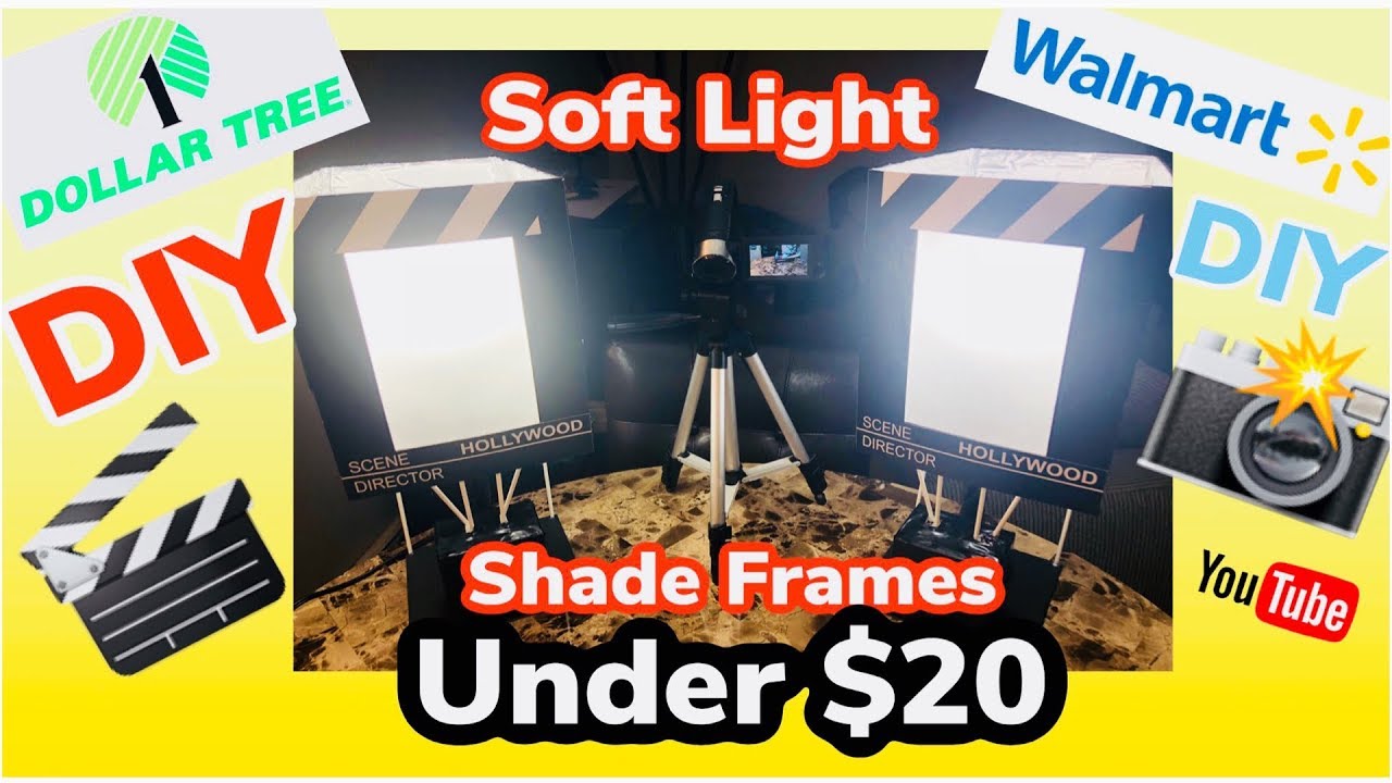 Dollar Tree DIY Soft LED Lightning Lamps for YouTube Video Recording ...