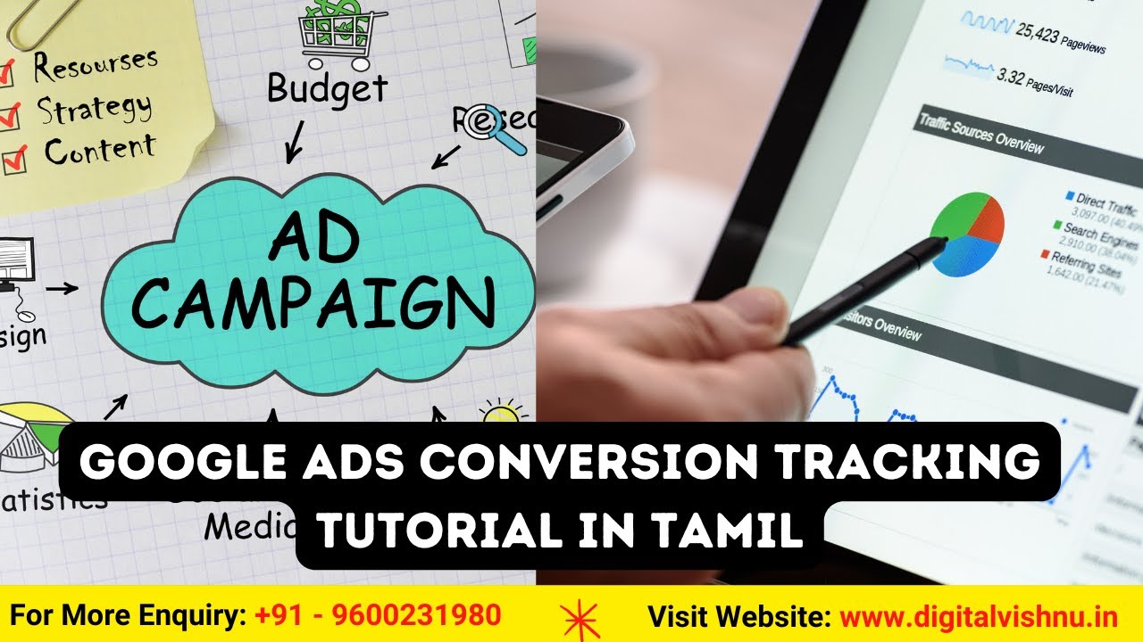 Google Ads Conversion Tracking Tutorial 2023 in Tamil | Step-By-Step for Beginners - YouTube