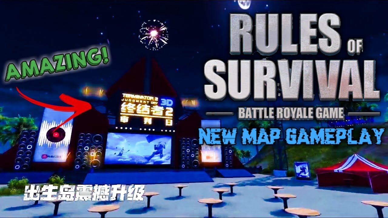 FIRST LOOK NEW MAP GAMEPLAY - NEW UPDATE RULES OF SURVIVAL - YouTube
