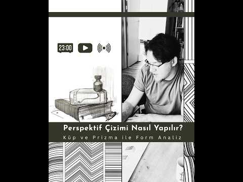 Perspektif Çizimi Nasıl Yapılır? Küp ve Prizma ile Form Analizi 📱