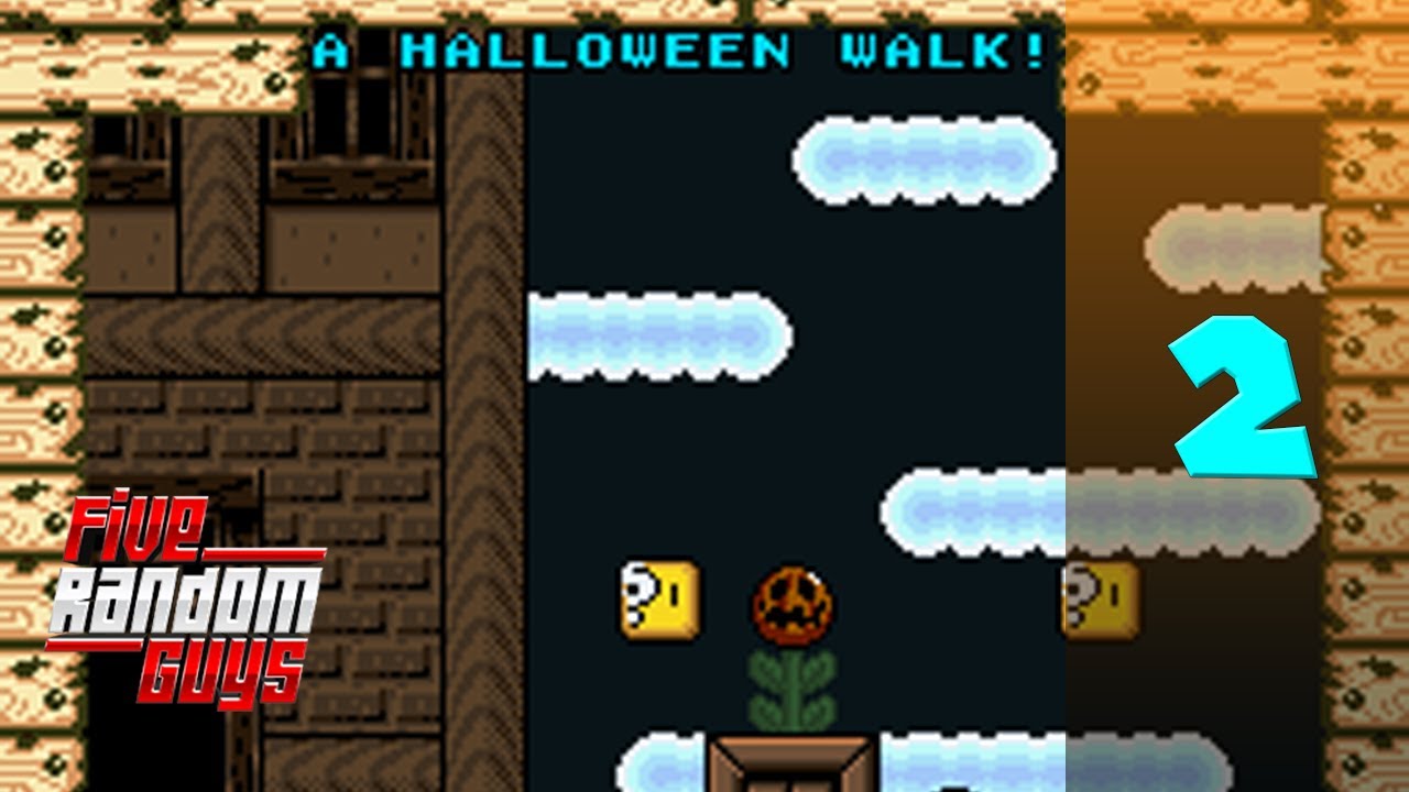 Let's Play SMW Rom Hacks: A Halloween Walk: Episode Two: Narrow Jumps ...