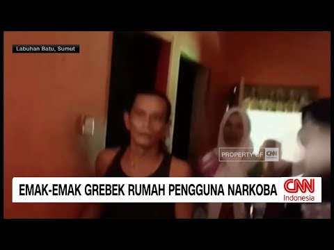 Emak Emak Gerebek Rumah Pengguna Narkoba