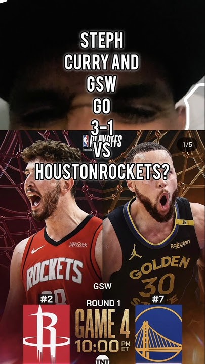 GSW vs Houston rockets? Steph and GSW up 3-1. can they win it all #gsw #stephencurry - YouTube