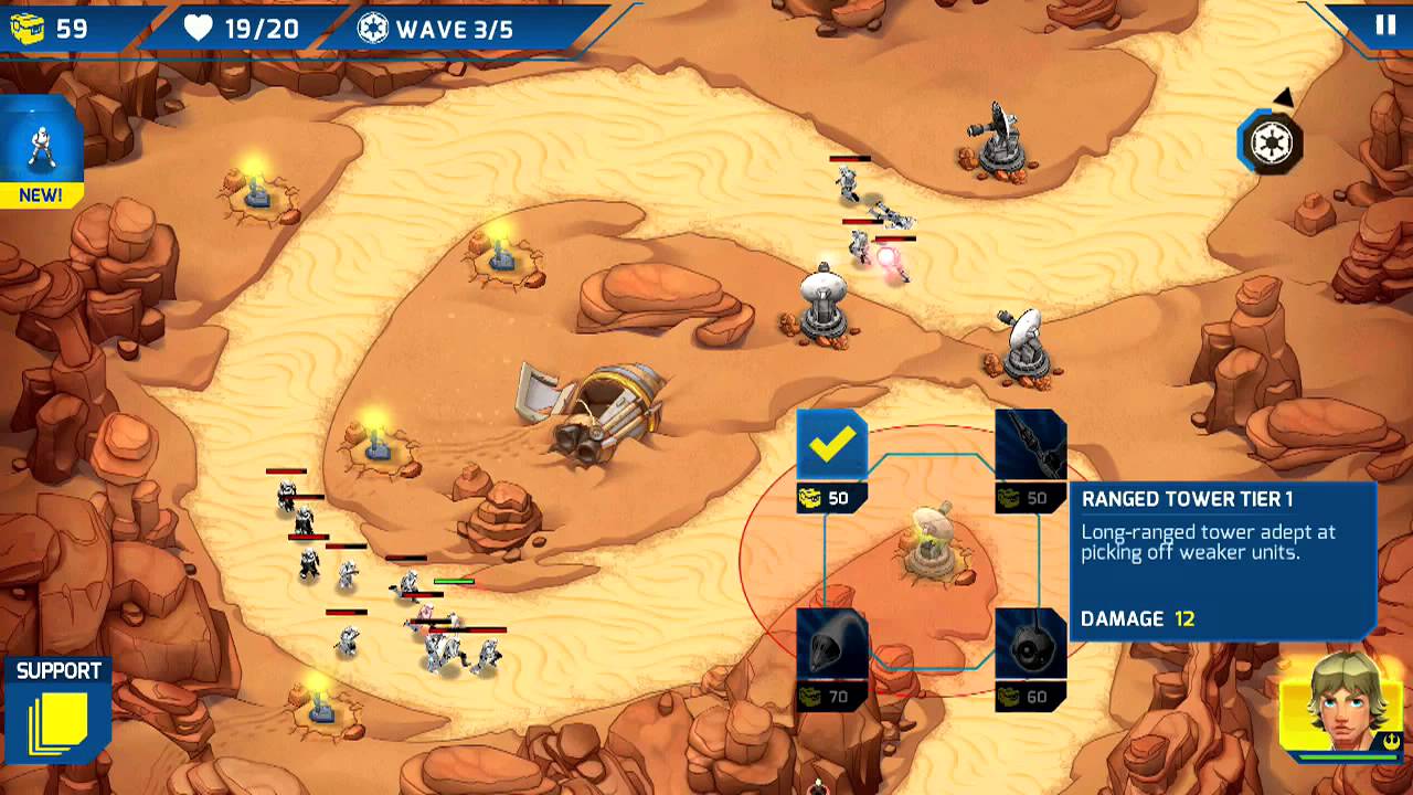 Star Wars ™ Galactic Defense Android Game - YouTube