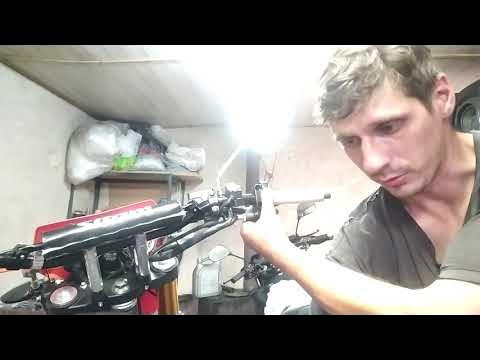 Короткоходная ручка газа на Минск х250 - YouTube