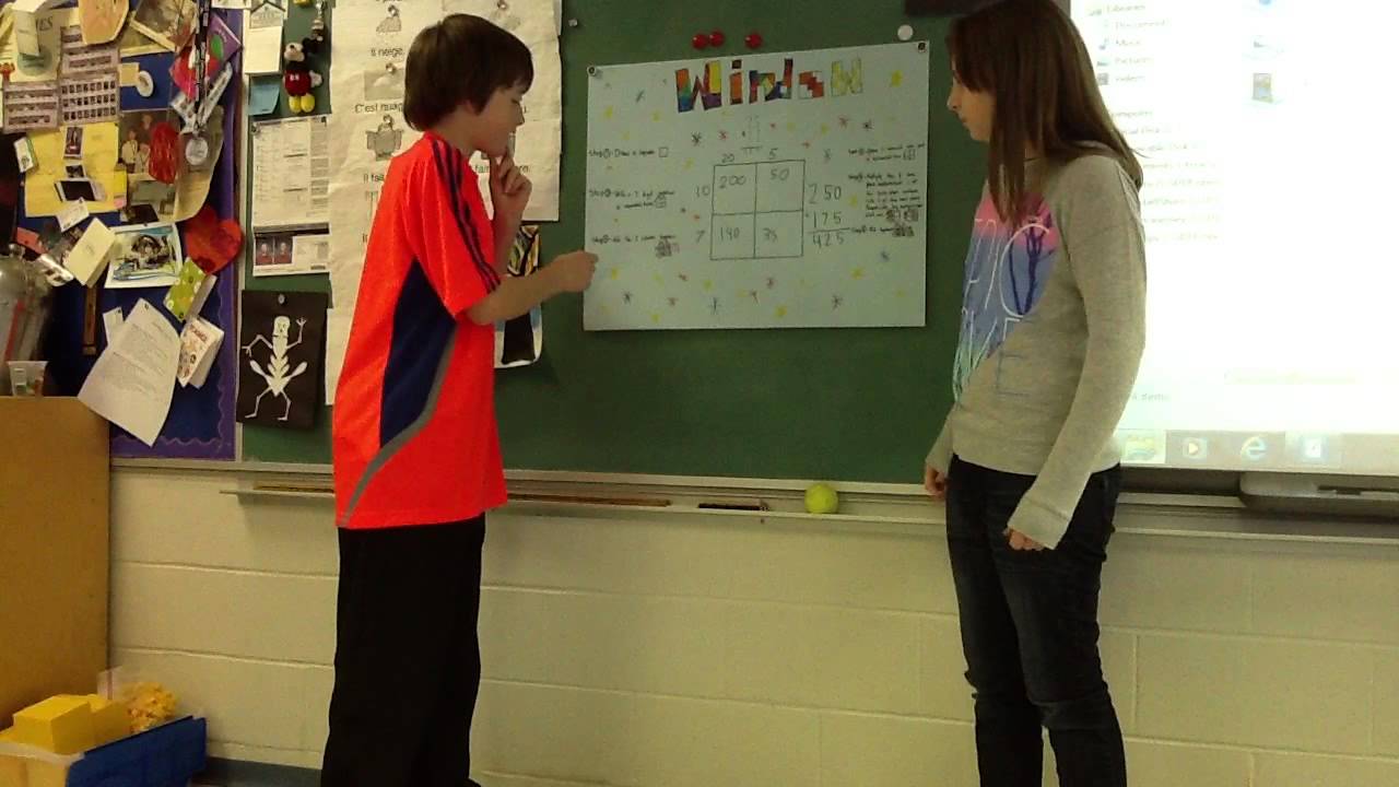 2 digit by 2 digit multiplication - Window Method - YouTube