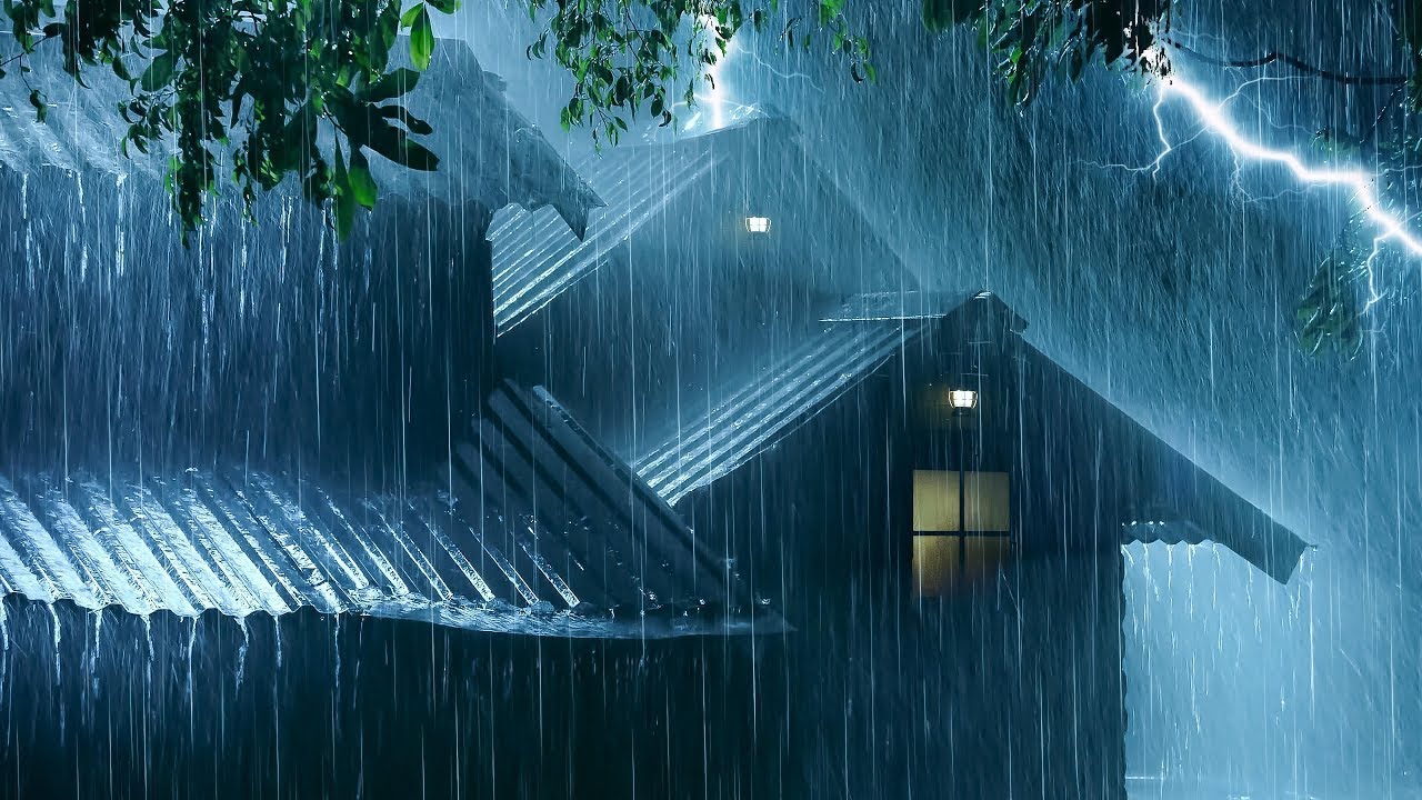 Comfortable Rain│Relaxing│Calm Rain│White Noise│Rain sounds for ...