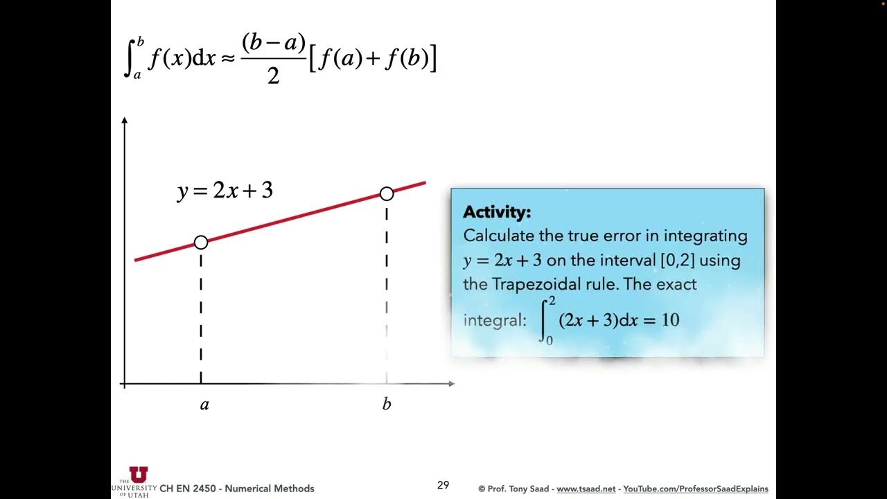 lecture 21: numerical integration - last part - YouTube