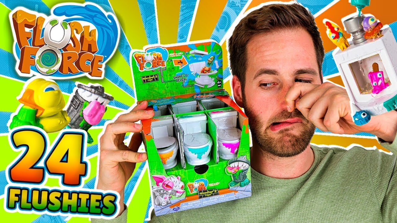 Flush Force Series 2 UNBOXING CAJA COMPLETA en Pe Toys - YouTube
