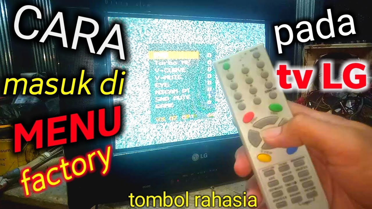 cara membuka menu service tv lg || menu service - YouTube