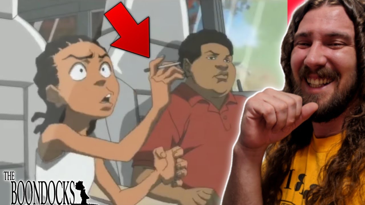 Funny Moments In The Boondocks The Boondocks Reaction Youtube
