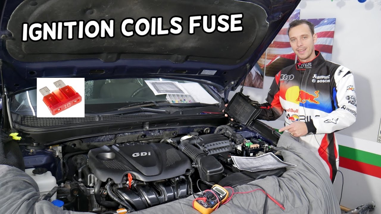 KIA OPTIMA IGNITION COIL FUSE LOCATION REPLACEMENT - YouTube