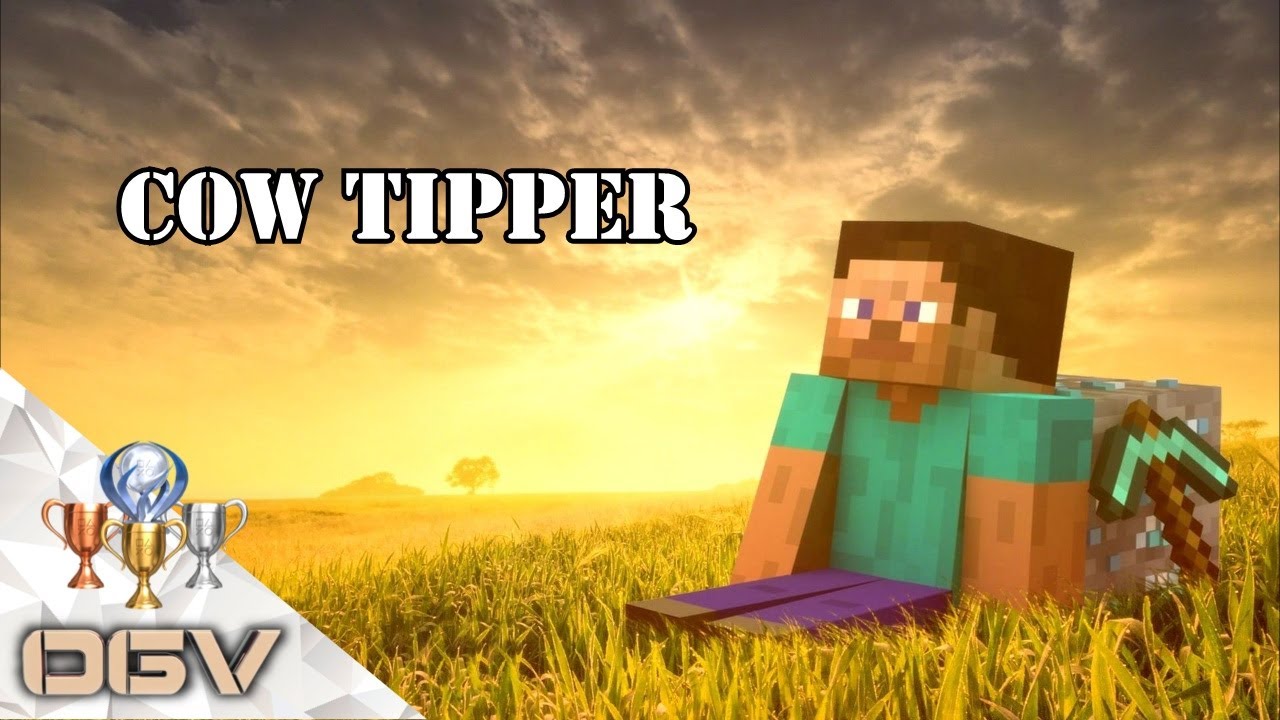 OGV Minecraft - Cow Tipper - Achievement PS4 Trophy Guide - YouTube