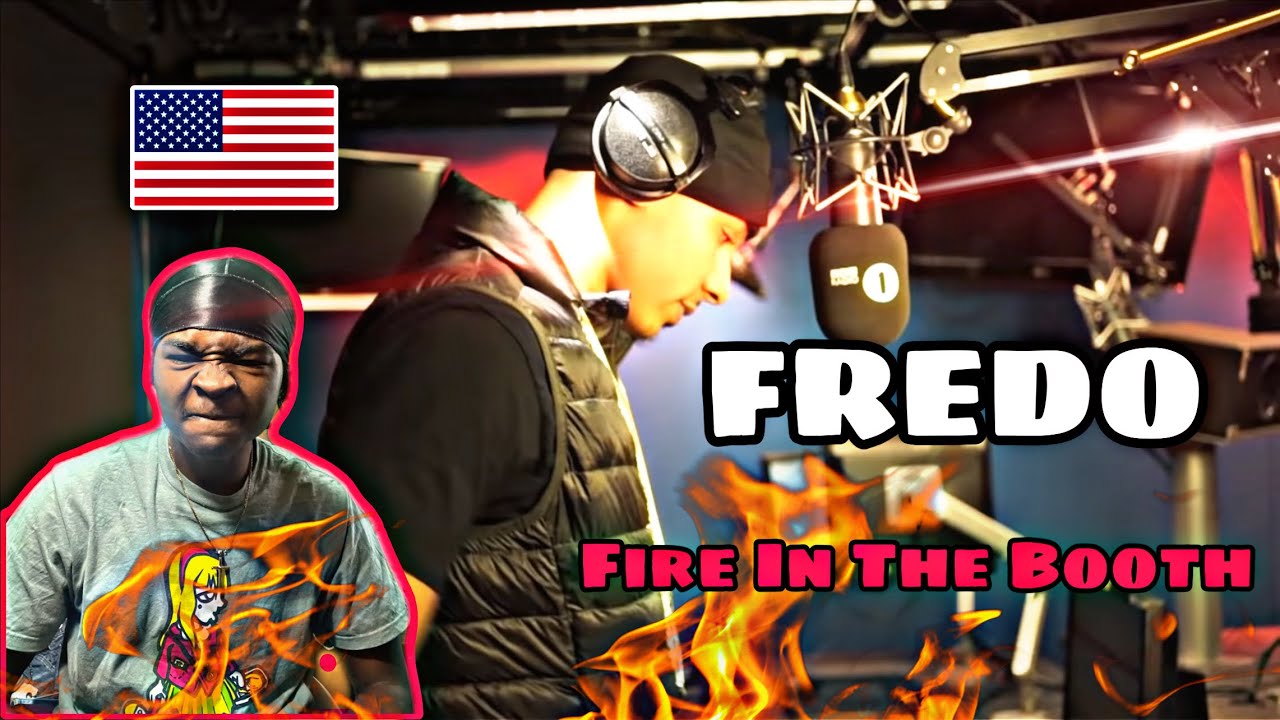 NY American REACTS To FREDO "Fire In The Booth" Freestyle - YouTube