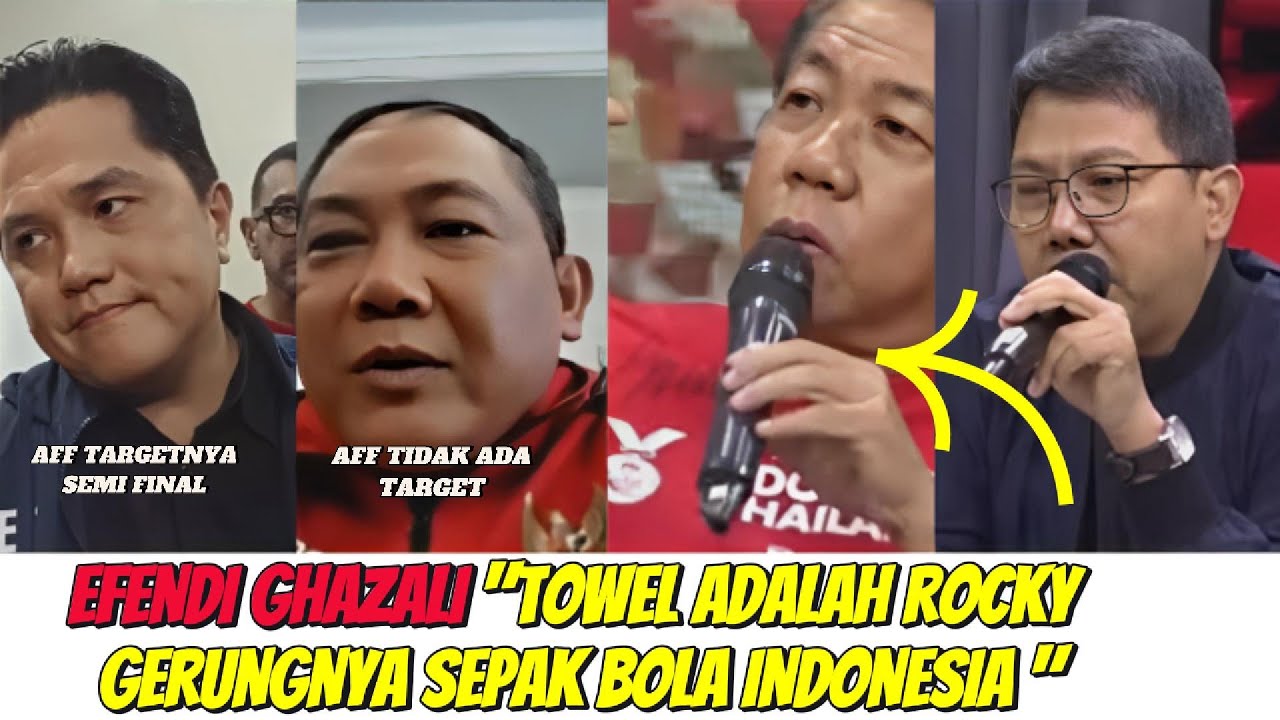 TOWEL ADALAH ROCKY GERUNG SEPAK BOLA INDONESIA !! TERNYATA AFF ADA TARGET !? - YouTube