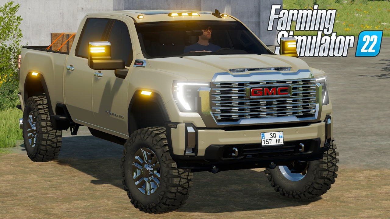 FS22 - 2024 GMC Sierra 2500 - NEW CAR mod for Farming Simulator 2022 ...