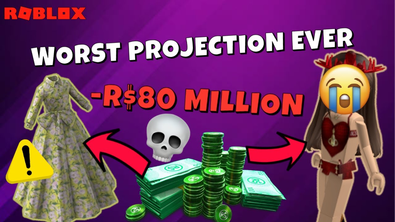 R$80 MILLION ROBUX DOWN THE DRAIN #projected - YouTube