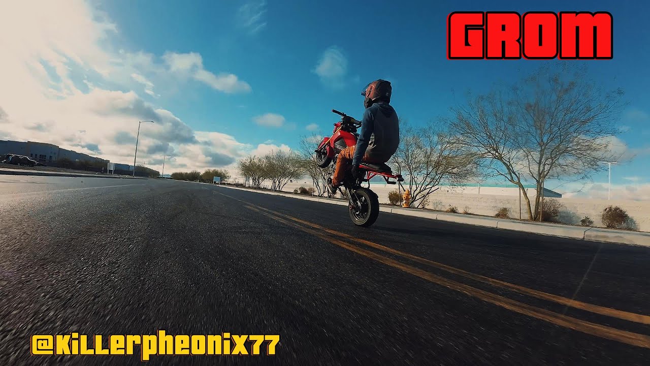 GROM Riding - YouTube