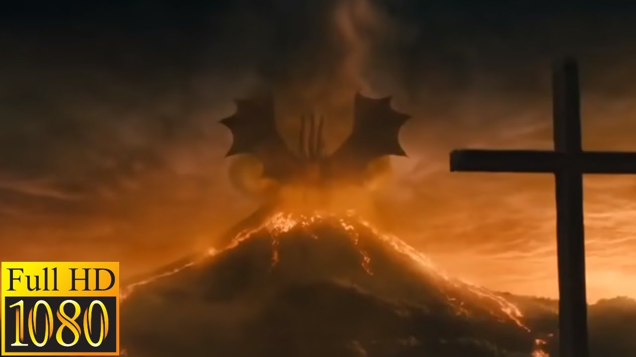Ghidorah's Alpha Roar Wakes Other Titans (1080 HD) | Godzilla: King of ...