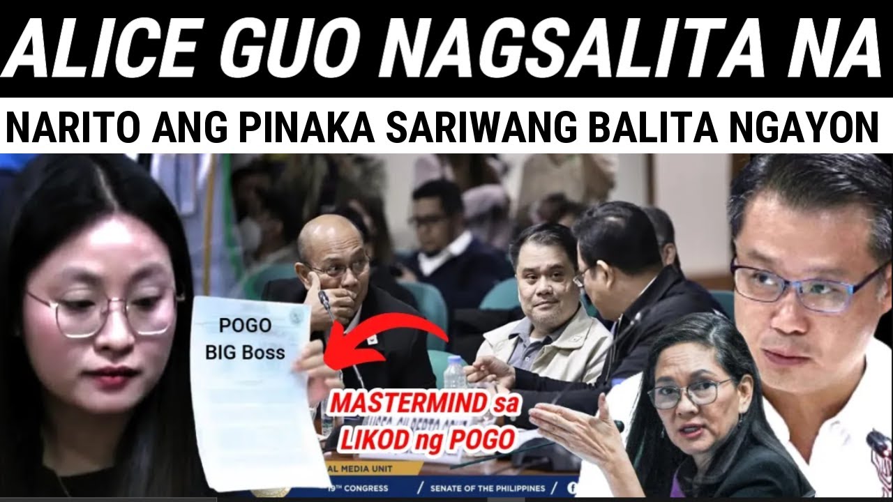 Mayor ALICE GUO nasa likod ng POGO PINANGALANAN na PAOCC PBBM DUTERTE ...