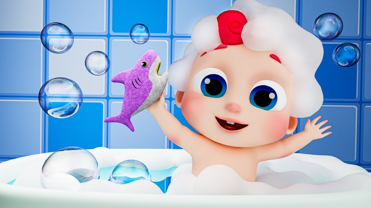 The Bath Song 🛁 | Let's Take a Bath | 🎶 Bubbleee Kids Songs & Nursery ...