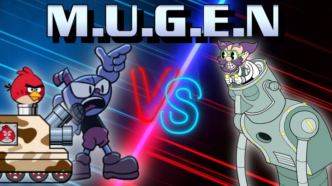 REQUESTED BY @kateobrien8548: Angry Birds Tank & Cuphead FNF VS Dr. Kahl's Robot - Mugen Battle ...