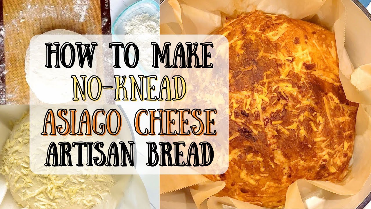How to Make Artisan Asiago Cheese Bread (No-Kneading & Only 6 ...