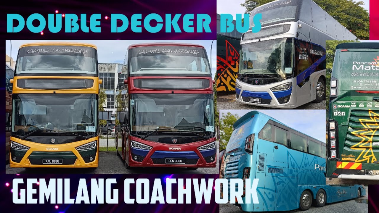 REVIEW PANCARAN MATAHARI DOUBLE DECKER BUS, GEMILANG COACHWORK - YouTube