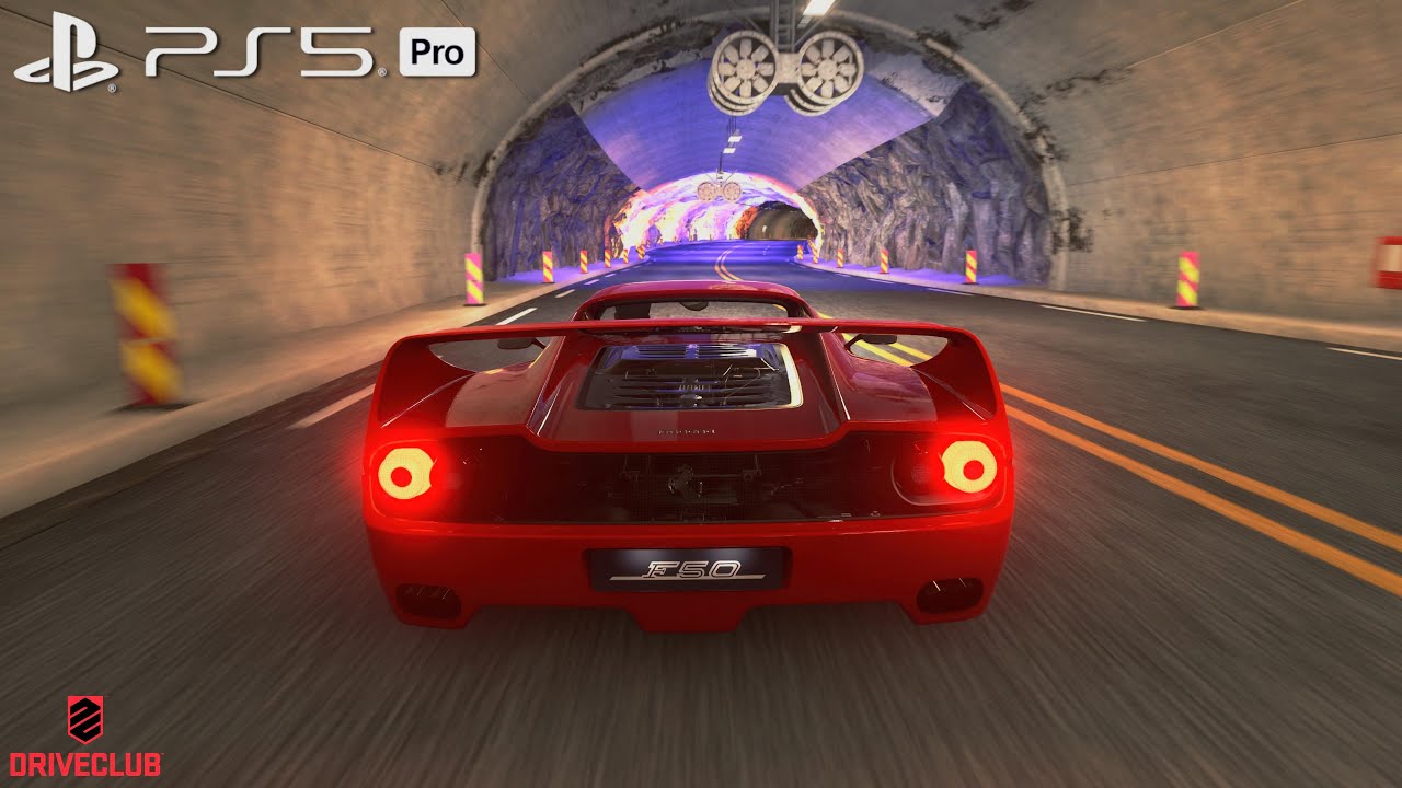 Driveclub | Ferrari F50 '96 - Holmastad Norway Reverse at Night [4K PS5Pro] - YouTube