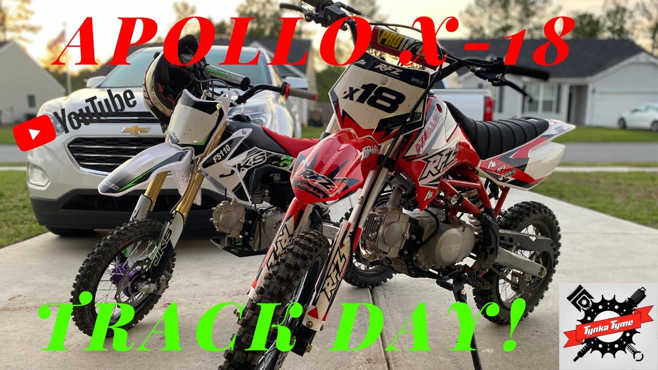 Apollo RFZ 125cc DB X18 MX Track Day with CRF 450 and KTM 250SX - YouTube