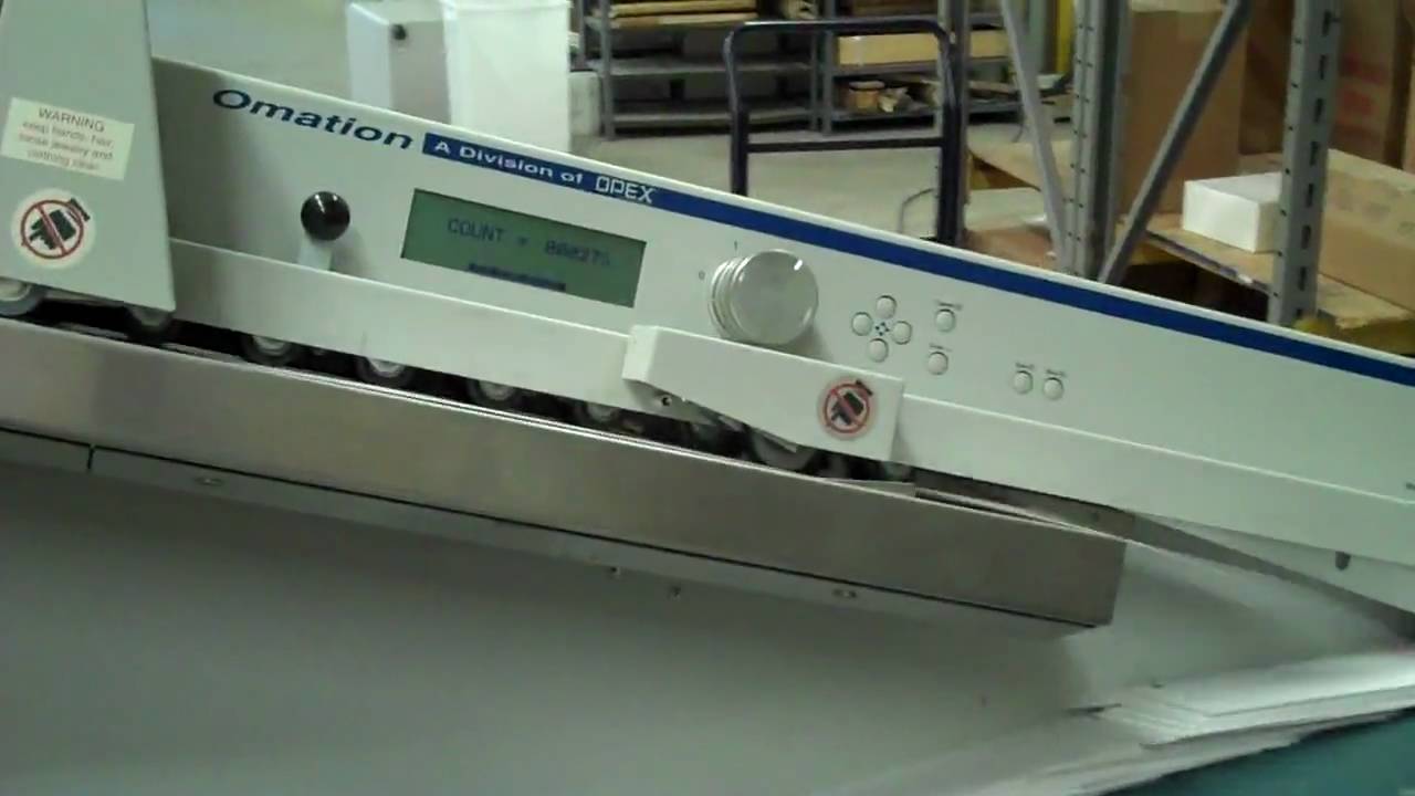 Opex Omation Model 206 High Volume Letter Opener.mp4 - YouTube