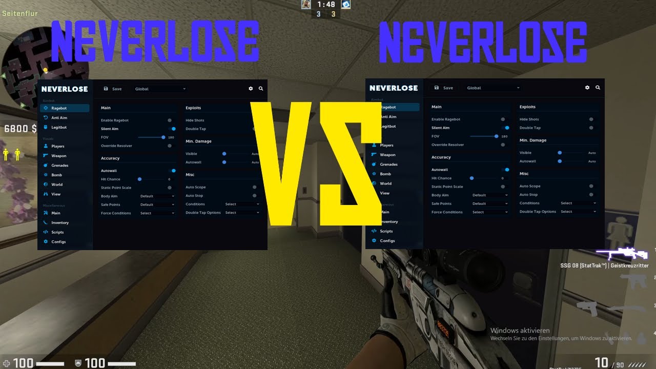 Neverlose.cc vs Neverlose.cc | CONFIG + LUA IN BIO | HADES - YouTube