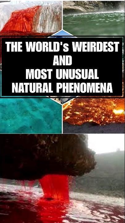 The worlds weirdest and most unusual natural phenomena - The Blood Falls of Antarctica 🌎 #shorts ...