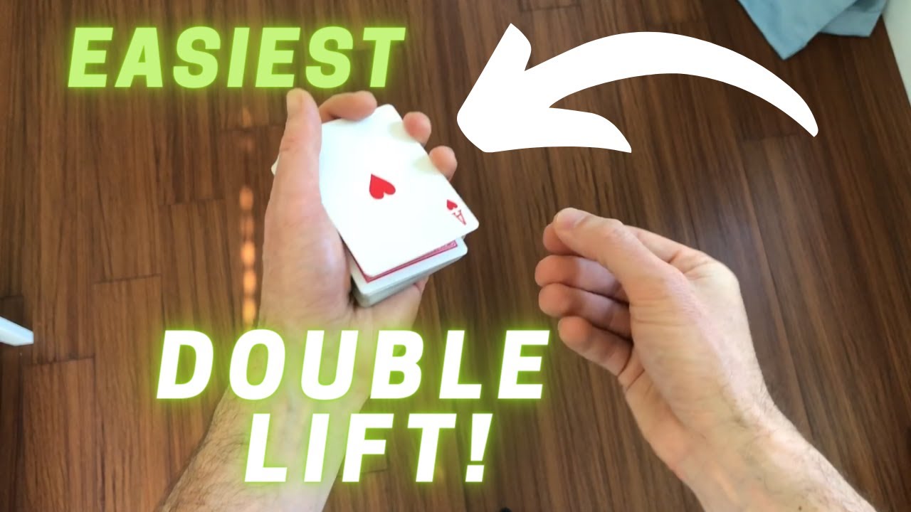EASIEST Double Lift for Beginners TUTORIAL! (Card Magic - Sleight of ...