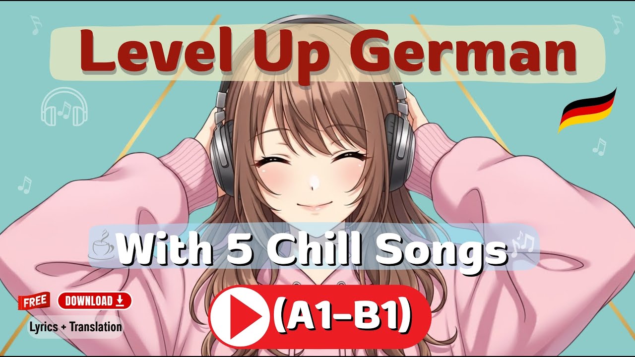 Level Up German with 5 Chill Songs (A1–B1) | 5 Easy German Lofi Pop ...